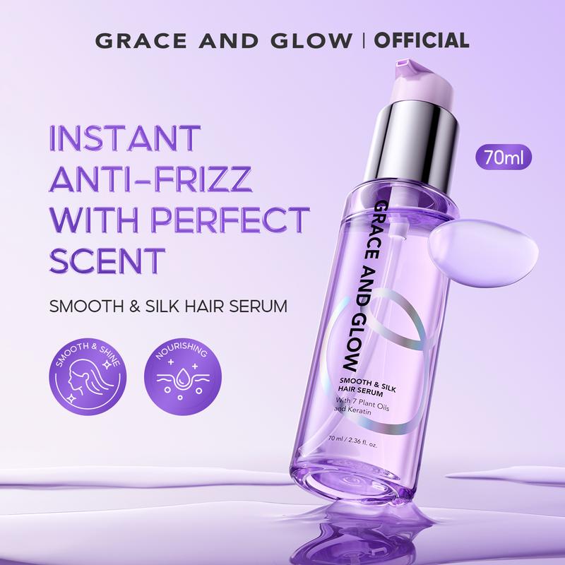 查看[[New Launch] Grace and Glow Slik & Smooth Hair Serum 70ML | with 7 ...