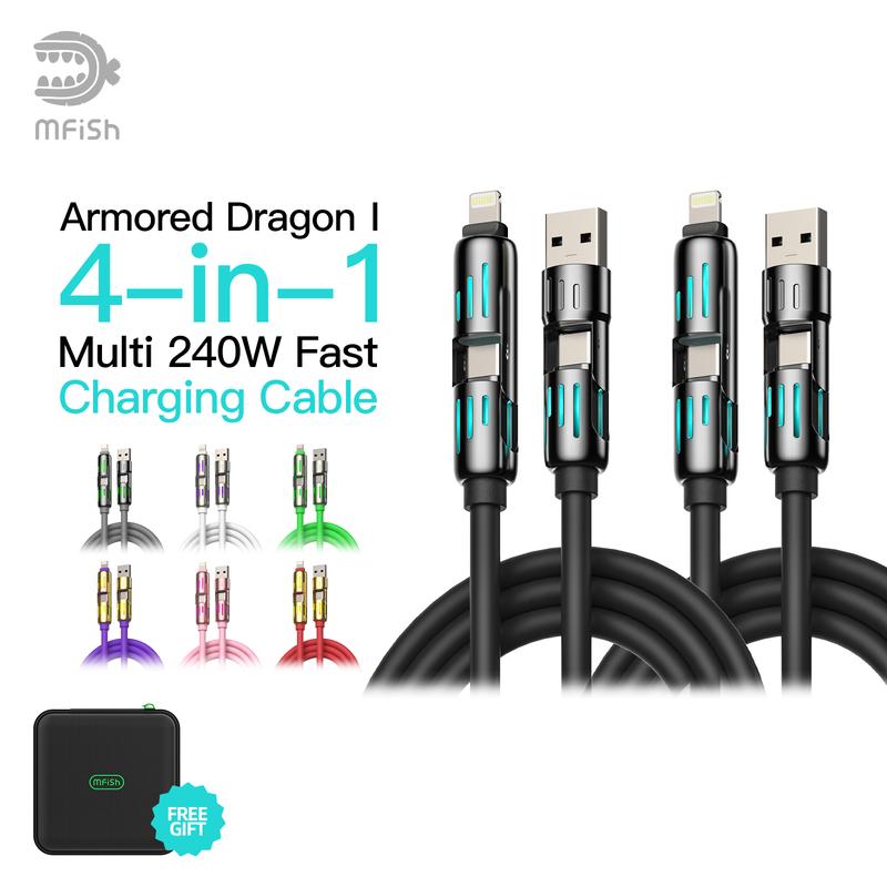 查看[[Buy 1 Get 1 Free] mfish Universal 4-in-1 Multi USB Charging Cable ...