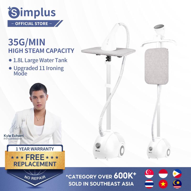 [Hot] Simplus 2000W Stand Garment Steamer Ironing Steam Smooth Ironing ...