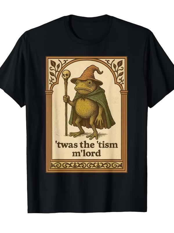 查看[Men's Funny Wizard Frog Autism Consciousness T-shirt-'This is my ...