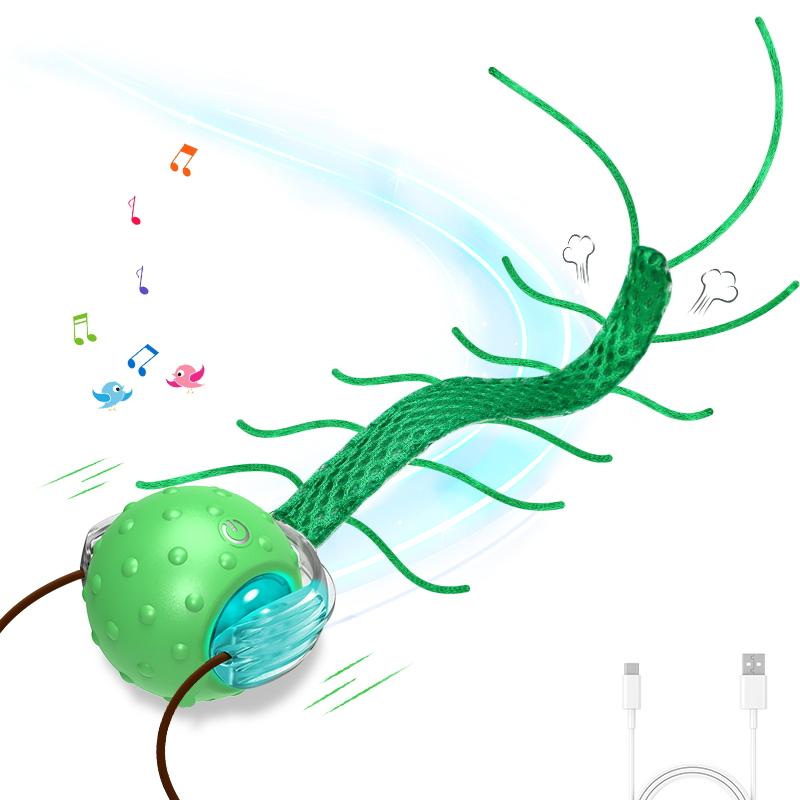 查看[Waaiio Interactive Cat Toys for Bored Cats, with Chirping, Centipede ...