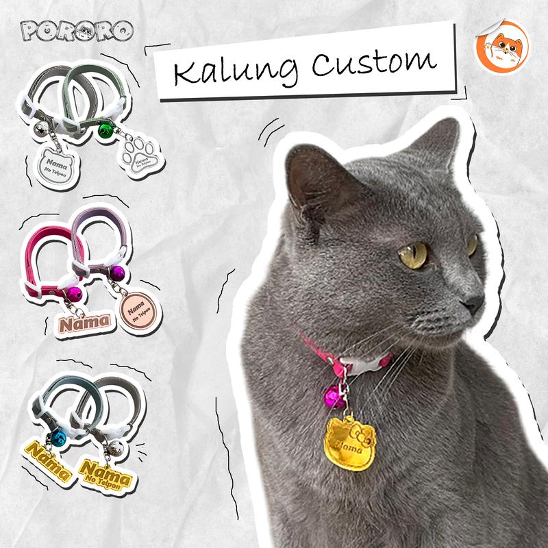 查看[PORORO - Kalung Custom Nama Full Color Kalung Kucing Akrilik Grafir ...