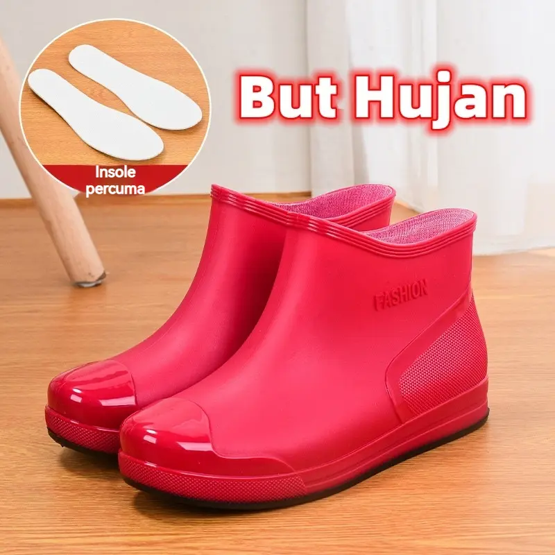 查看[But Hujan Buku lali Kalis Air, Untuk Wanita, Getah Tidak Licin ...