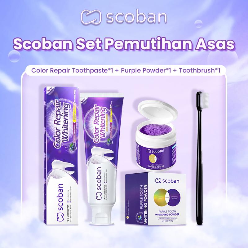 查看[【Halal Certified】SCOBAN Basic Whitening Set – For Yellow Teeth ...