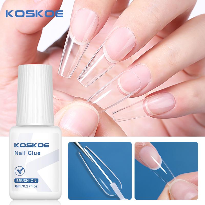 Fast Dry Nail Glue False Nail Tips Nail Adhesive Glue 8ml Nail Art ...