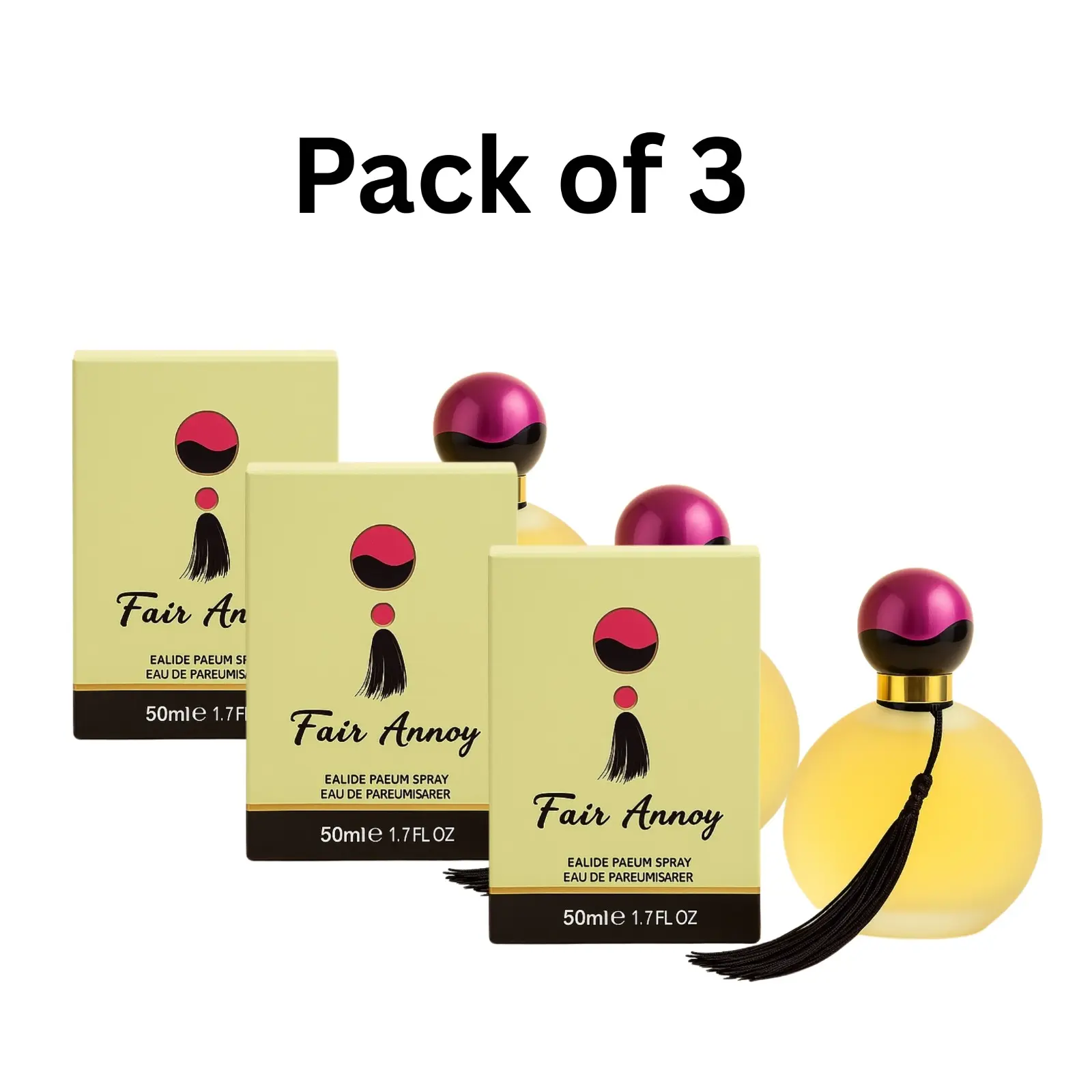 Fair Annoy Perfume Pack of 3 Long Lasting Unisex F TikTok爆款商品分析 - GMV ...