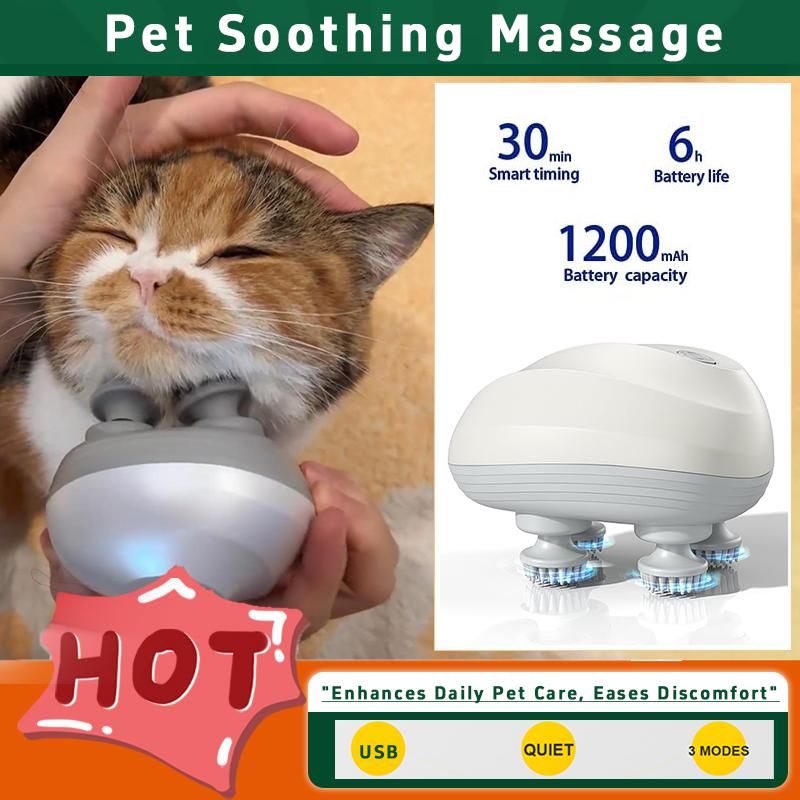 查看[Handheld Pet Massager for Dogs and Cats Electric Cat and Dog Massage ...