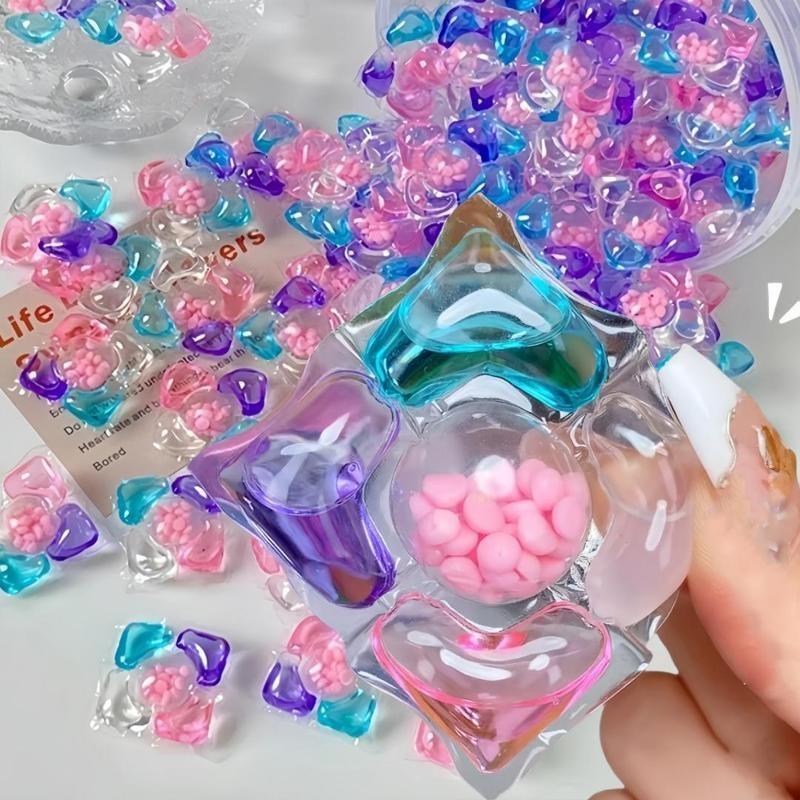 查看[70pcs/140pcs Doing Laundry is Finally, CUTE, Aesthetic Crystal ...