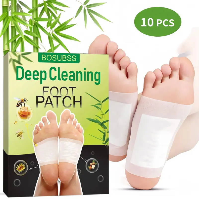 查看[Deep Cleansing Foot Patch, 10pcs/box Bamboo Charcoal Foot Patch ...