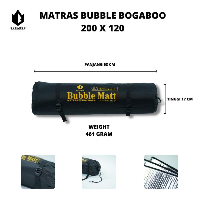 查看[BISA COD Matras Bubble Camping Bogaboo 200 x 120 CM - Matras Double ...