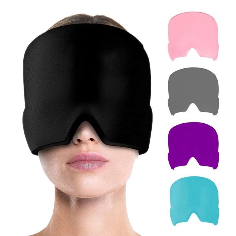 Cooling Gel Ice Pack Cap, Hot & Cold Headgear, Relieve Migraine ...