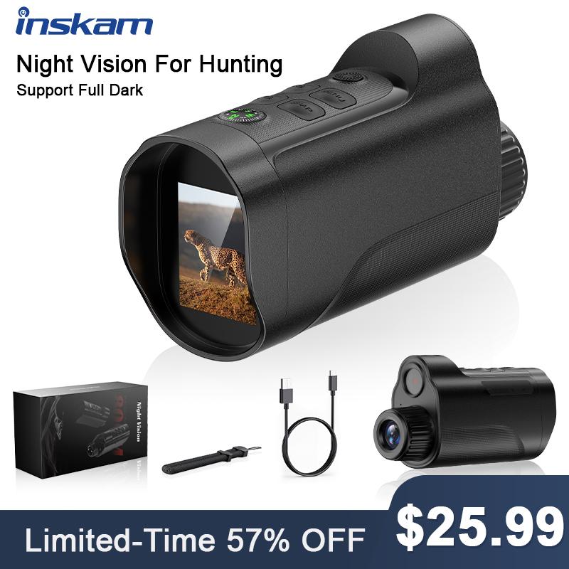 查看[INSKAM Night Vision Monocular, 2'' HD Screen Infrared Binoculars ...