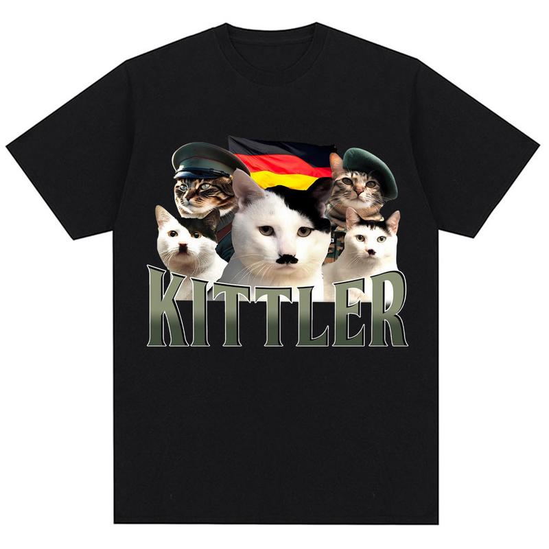 查看[2026 Jerman Lucu Kittler Meme Kucing Kelakar T Kemeja Lelaki Wanita ...