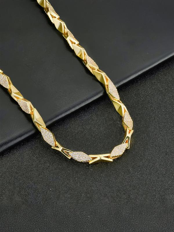 1PC ICED CHICS diamond-shaped snake bone chain, hi TikTok爆款商品分析 - GMV ...