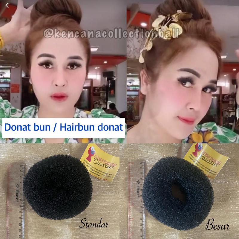 Hiasan rambut wanita Donat buns / hairbun donat Perempuan | TikTok Shop ...