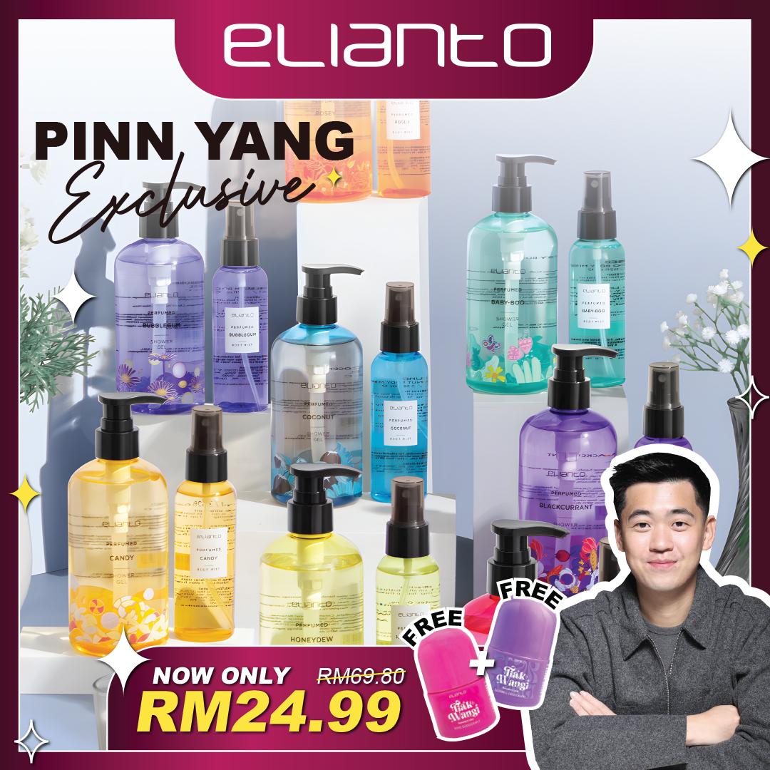[ PINN YANG EXCLUSIVE ] Elianto Perfumed Shower Gel + Body Mist + 2pcs ...
