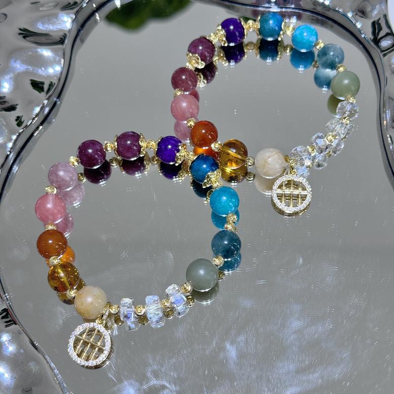 查看[Rainbow Sempua Onngg Bracelet Set+sempua rantai+beg+clearquatz+card ...