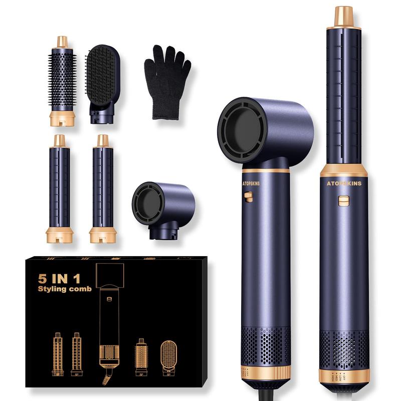 5 in 1 Multifunctional Hair Styler Set, Air Curling Hair Tools, Hair ...