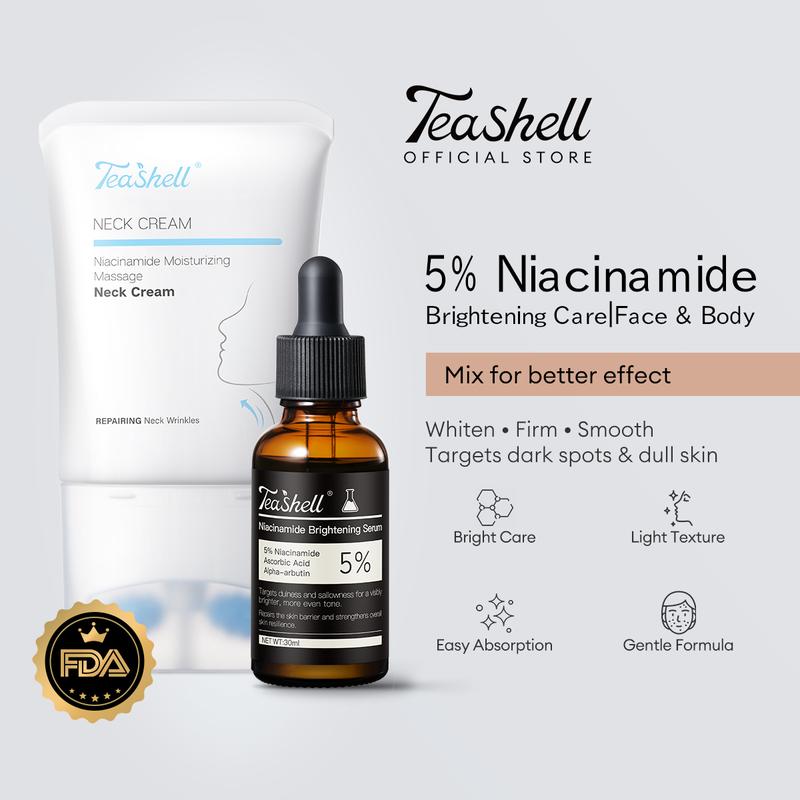 查看[【FDA Approved】Teashell Whitening Serum 30ml Niacinamide 5% & Alpha ...