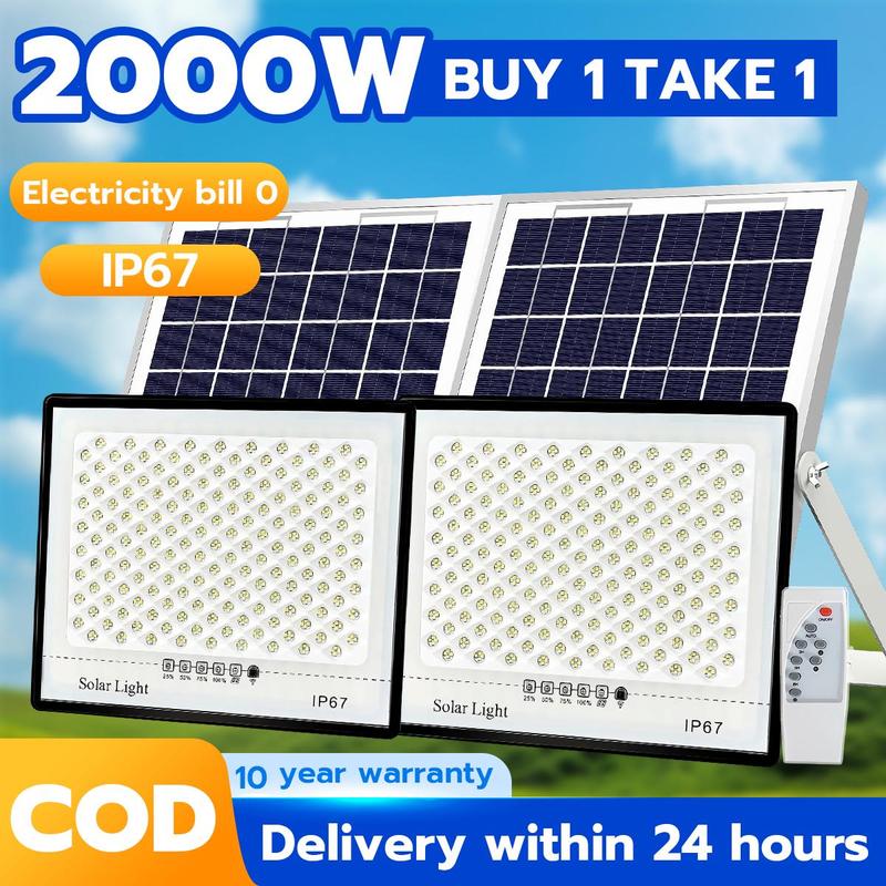 Buy 1 get 1 free Solar light outdoor original waterproof spotlight ...