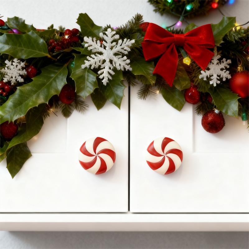 查看[Christmas Knob Covers for Cabinets, 6/12 Pcs Holiday Decorative ...