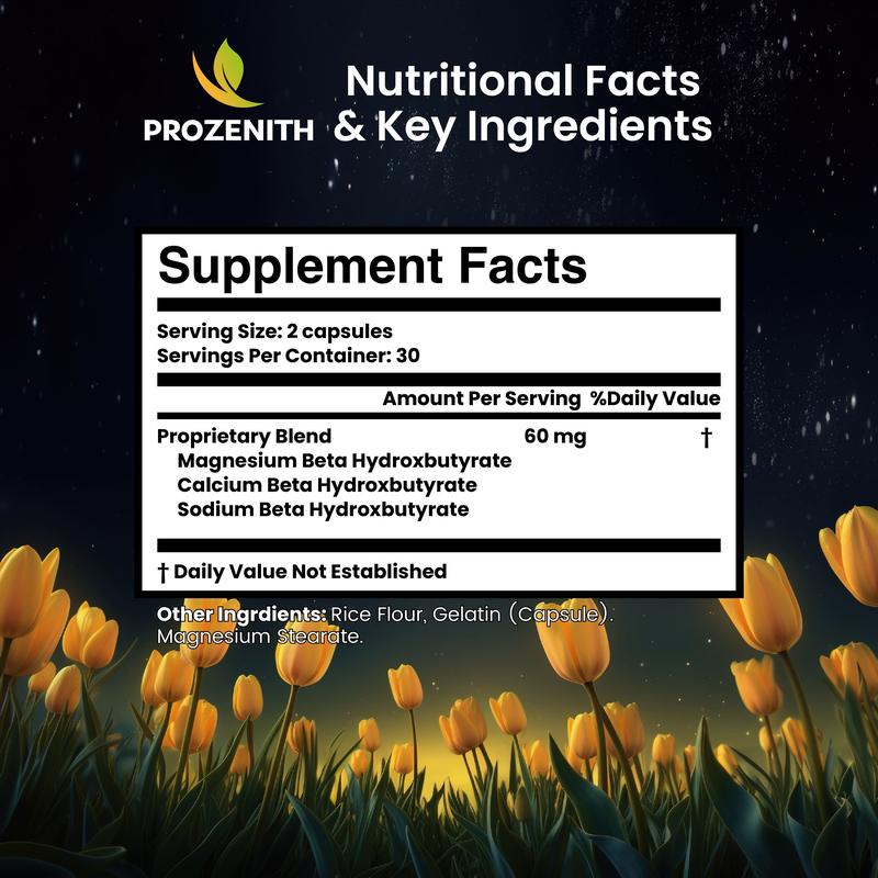 查看[Prozenith - 100% Natural - 2 Caps/Day - Advanced BHB Formula ...