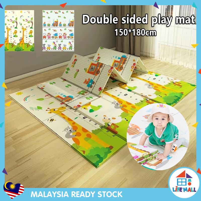 Baby Playmat Baby Carpet Floor Mats Play Mat Large Foldable Waterproof Playmats Bayi Monkey ...