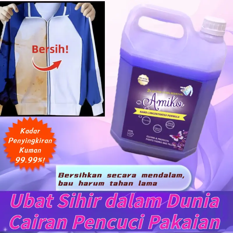 Amiko Sabun Dobi 5KG Liquid Detergent Wangian Pele TikTok爆款商品分析 - GMV ...
