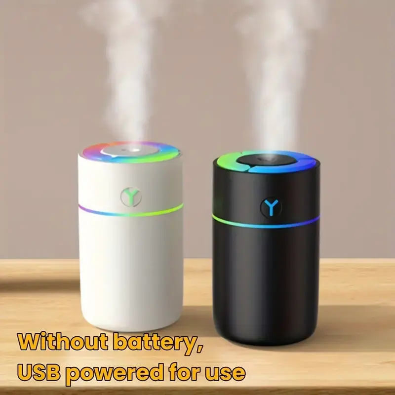Three-color Quiet Portable USB New Creative Light Car Humidifier ...