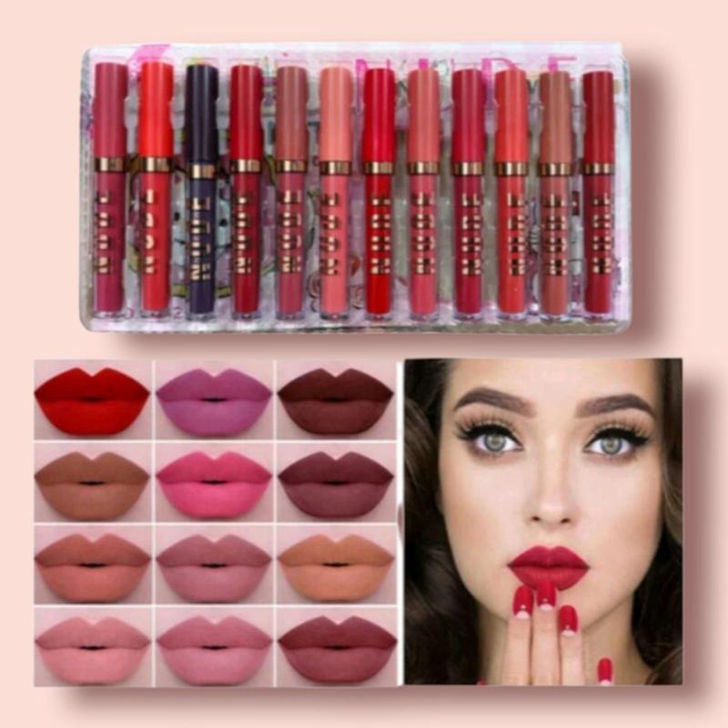 Set 12 Labiales Indelebles MATTE Larga Duración TikTok爆款商品分析 - GMV/销量/带 ...