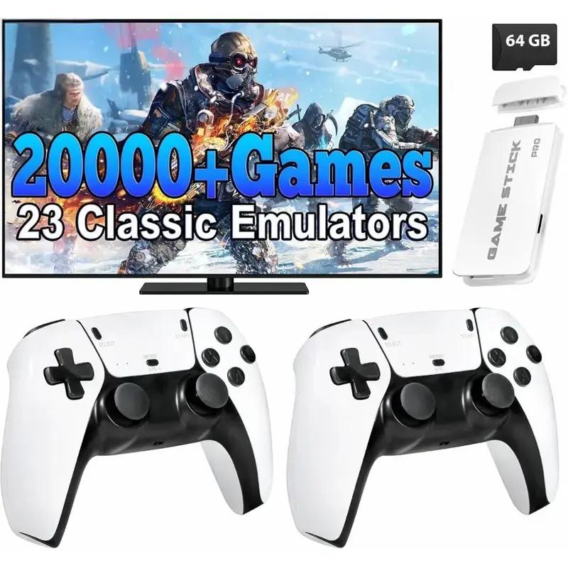 ZMGH 2025New M15 Plus Wireless Retro Gaming Console, 4K HDMI Output ...