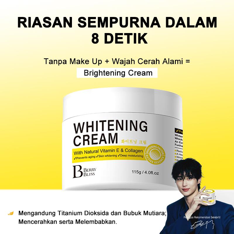 BERRYBLISS Krim Pemutih Serbaguna 4-in-1 115g Hyaluronic Wajah Perawatan | TikTok Shop Sales ...