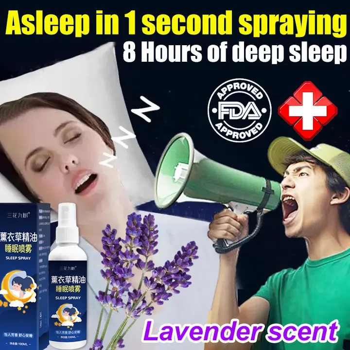 查看[Fall asleep in 1 minutes Sleeping spray fast sleep strong 100ml Deep ...
