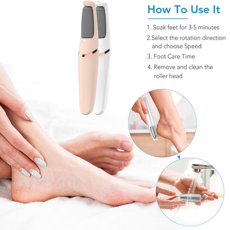查看[Electric Feet Callus Remover,Waterproof Foot Scrubber ，Manicure Nail ...