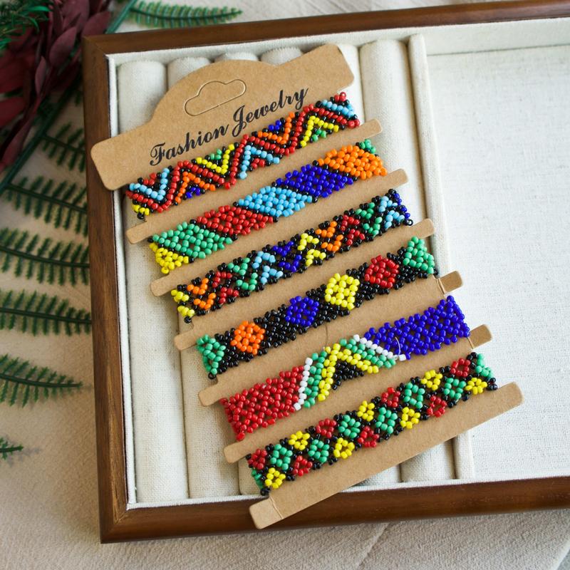 查看[Set Gelang Manik, Gaya Bohemia Vintaj, Untuk Wanita, Buatan Tangan ...