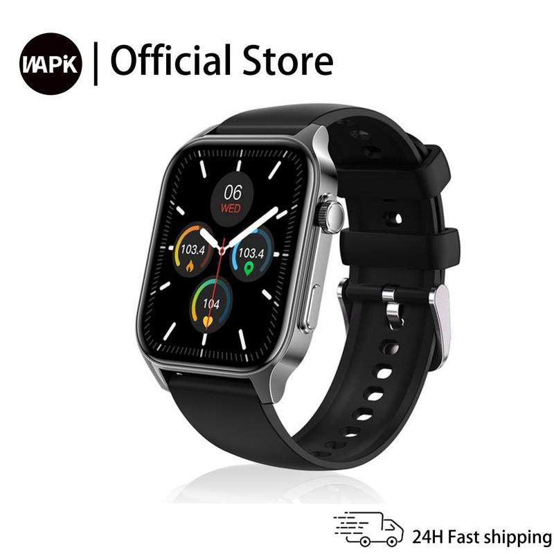 【Local&Cod】Smartwatch viral WAPIK X5S Skrin Sentuh Petak Besar 1.96 Inci Cangkerang Logam ...