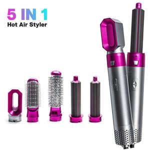 5 in 1 hot air comb multifunctional hair dryer styling comb mini ...