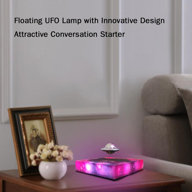 查看[Levitating UFO Lamp, RGB Color Base Novelty Lighting, Starlights ...