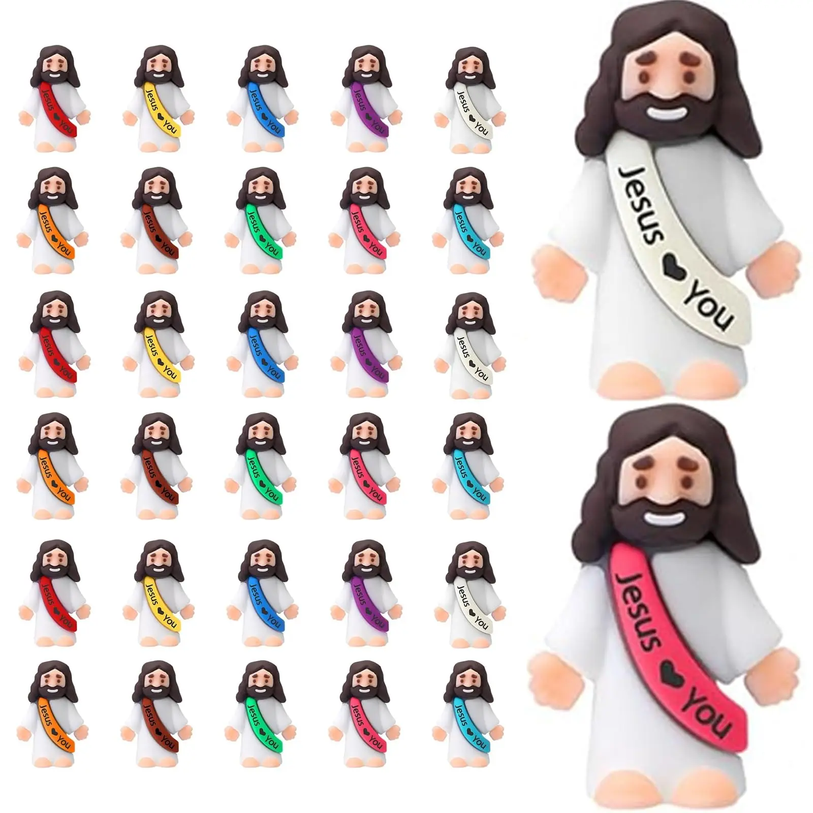 Bememo 30 Pcs Little Jesus Figures Original Design TikTok爆款商品分析 - GMV ...
