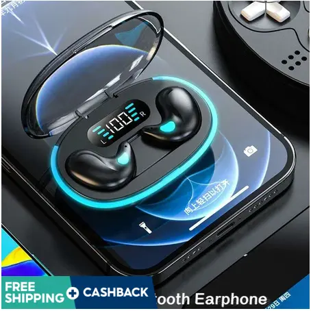 Fon Telinga Tidur Bluetooth Tanpa Wayar, x55, dengan Stereo HlFl ...