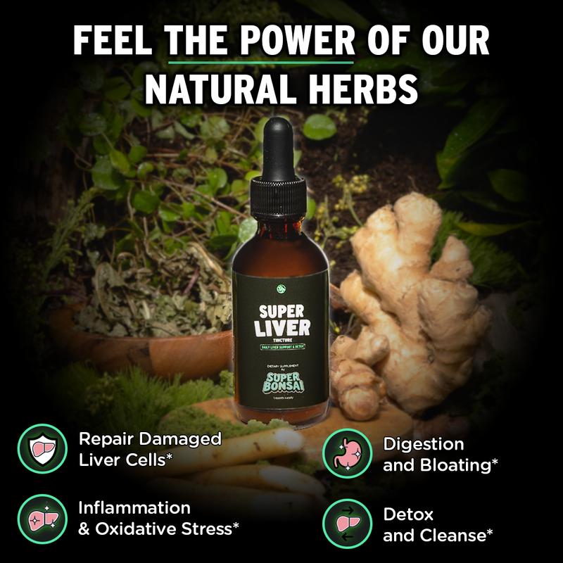 SuperBonsai Super Liver - Natural Ingredients with Milk Thistle and ...