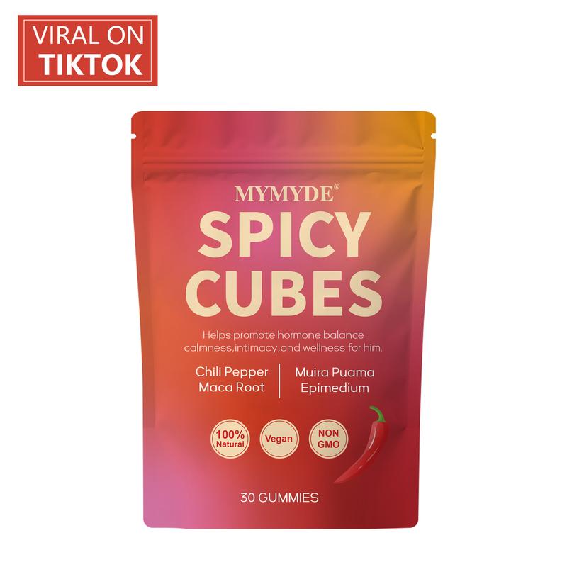 查看[MYMYDE Spicy Cubes Hot Peach Edition 30 Gummies - Chili Pepper Maca ...