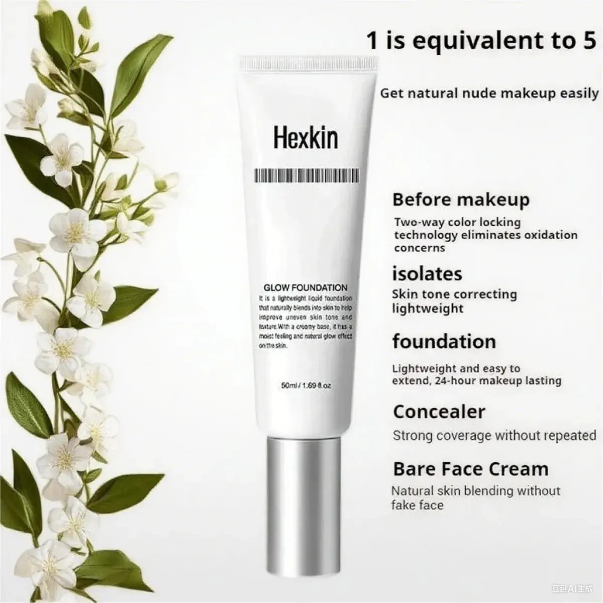 查看[[HexKin Official ] HexKin Hydrating Glowing Foundation 50ml ...