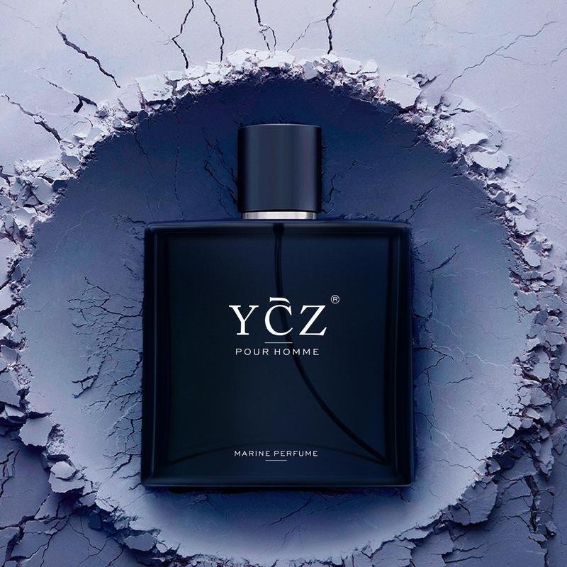 YCZ Midnight Marine Men's Eau de Parfum 1.7oz(50ml), Long Lasting Fruity Scent Woody, Men's ...