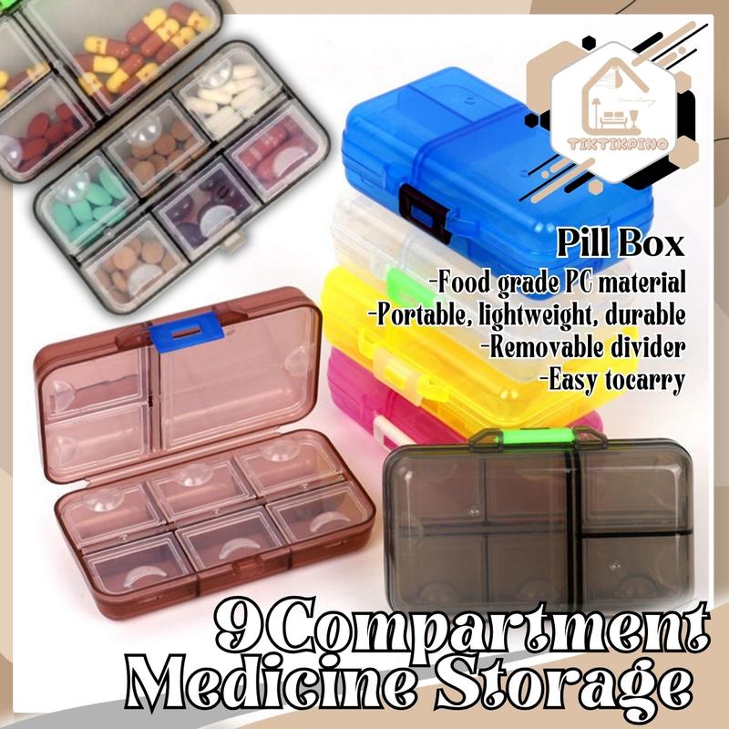 查看[Multi Compartment Pill Portable Medicine Storage Organizer Case Box ...