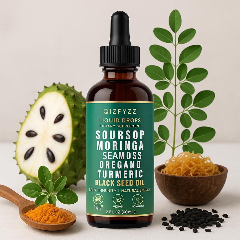 查看[Soursop Bitters 10-in-1 Herbal Liquid Drops with Nori, Moringa ...