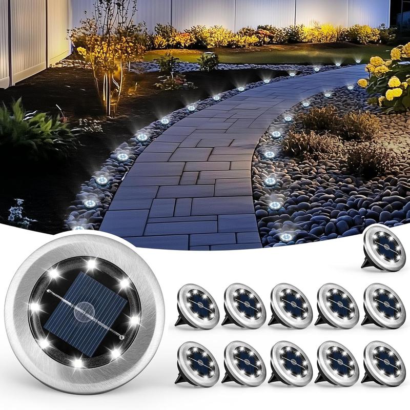 4PCS Solar Spring Lights, LED Home Garden Decorative Lights, Outdoor ...