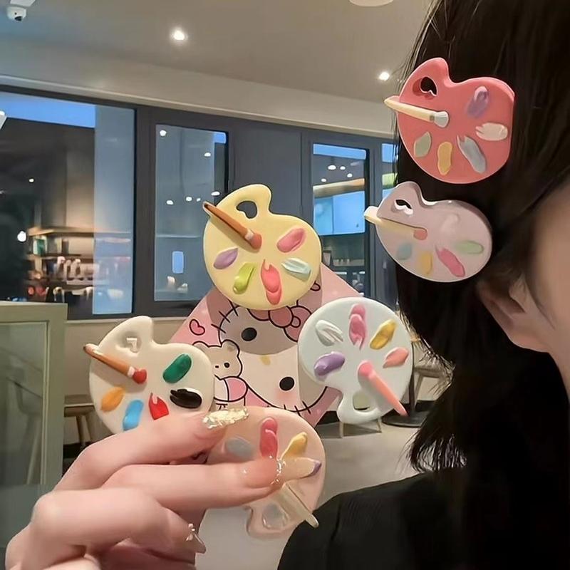 查看[1Pcs Creative Cute Color Simulation Palette Hair Clip for Girls]在 ...