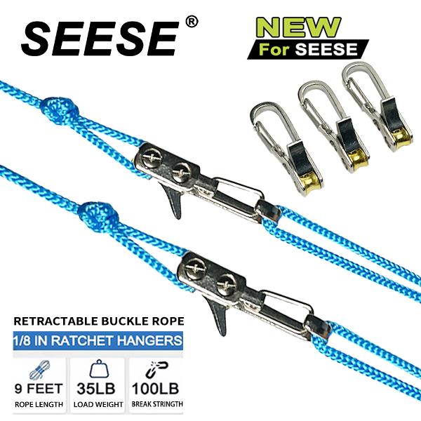 查看[SEESE Retractable Buckle Rope-Adjustable Ropes 2026 New Rope Roller ...