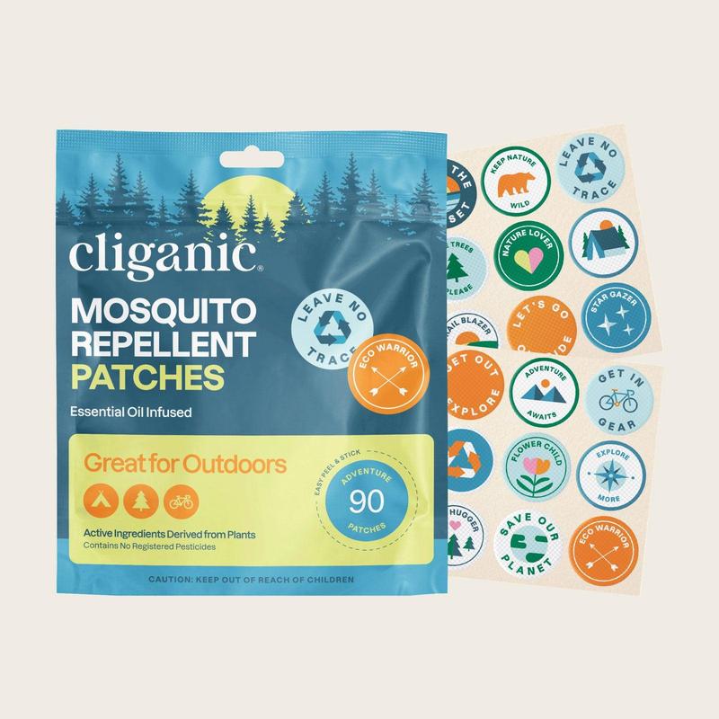 查看[Cliganic Mosquito Repellent Patches – Adventure - DEET-Free Outdoor ...